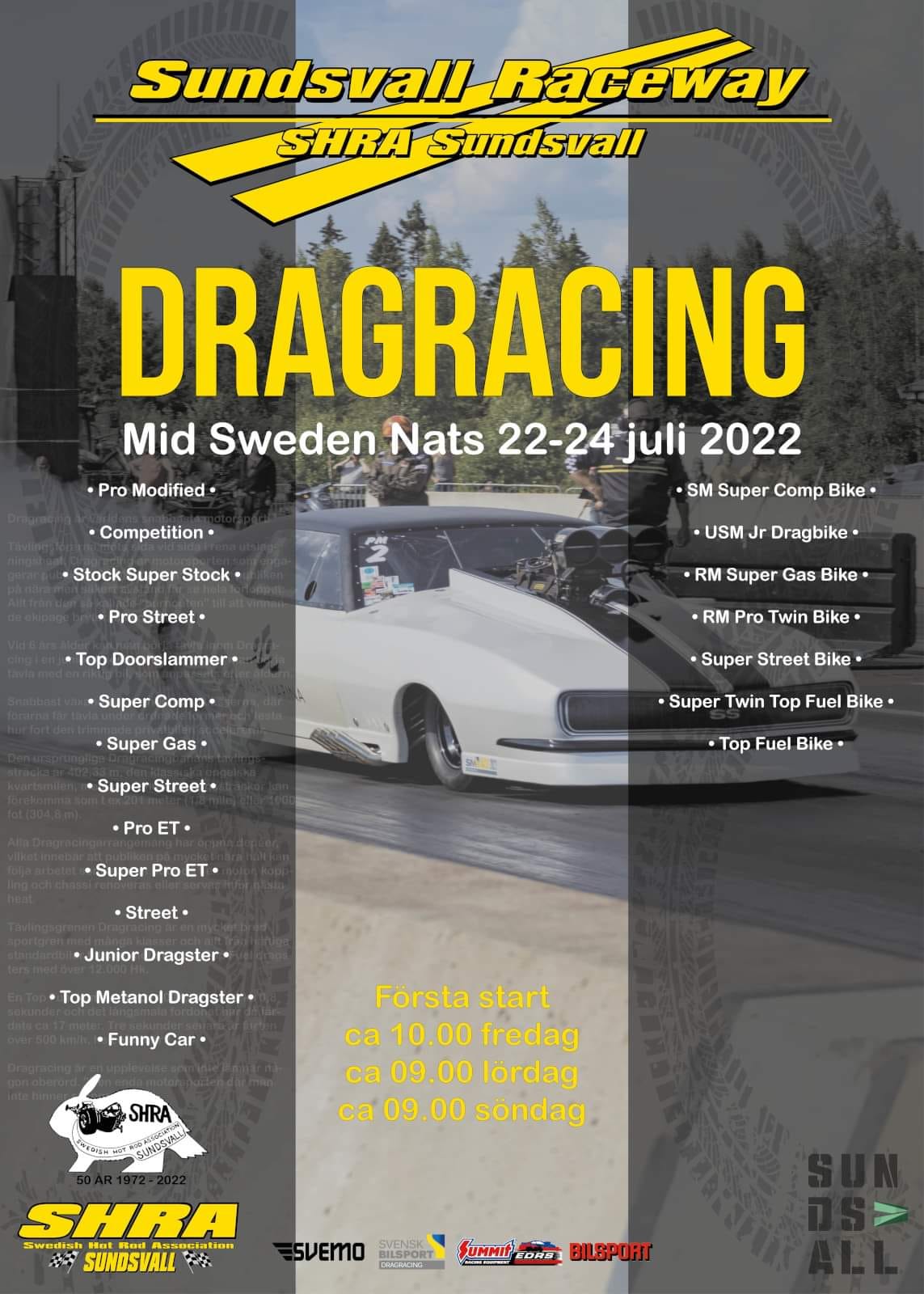 Events on www.dragracing.eu